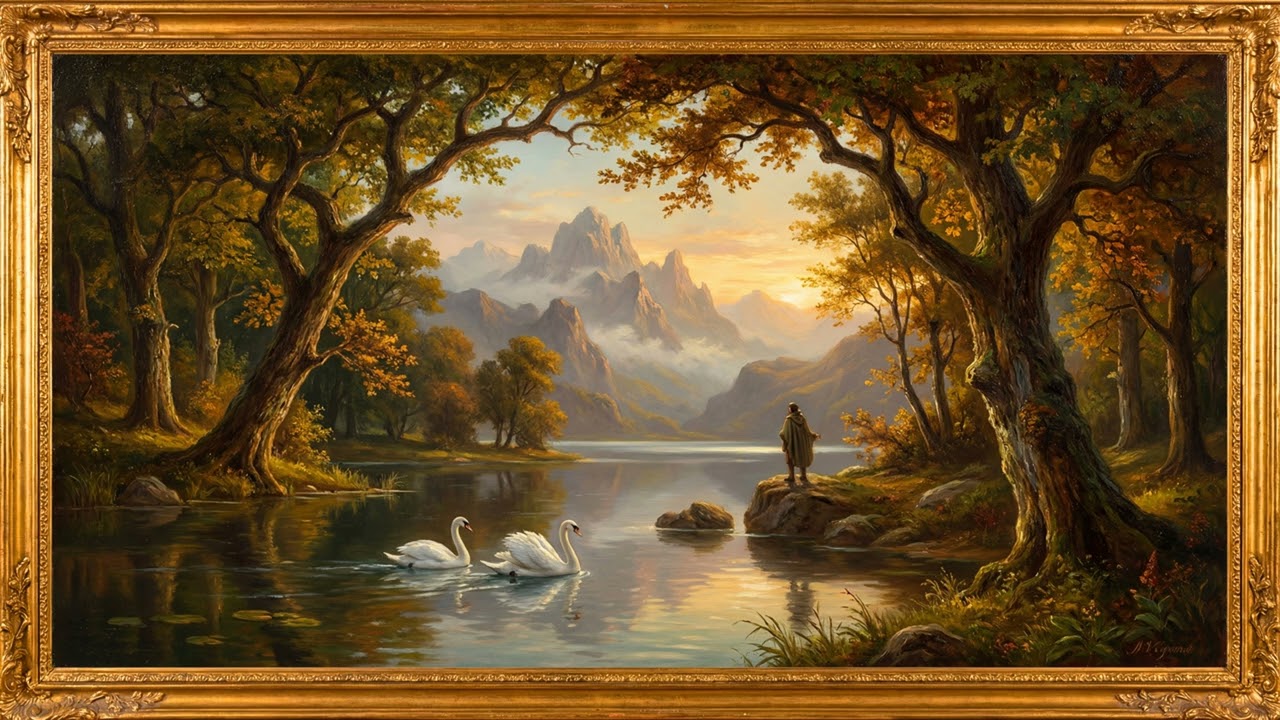 Pathways of the Gods Epic Mythological Scenery for TV Art Display