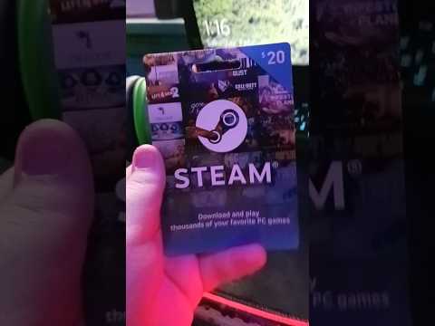 HOW TO GET FREE STEAM GIFT CARD CODE FOR FREE! #steam