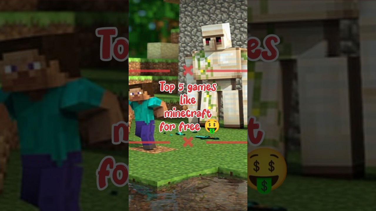 Top 5 games like Minecraft (free) #2 🏦🤫|| #shorts #gaming