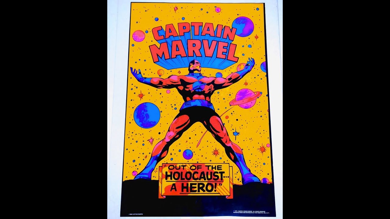 Marvel Blacklight Posters 1971(Third Eye Inc) All 24 Posters!