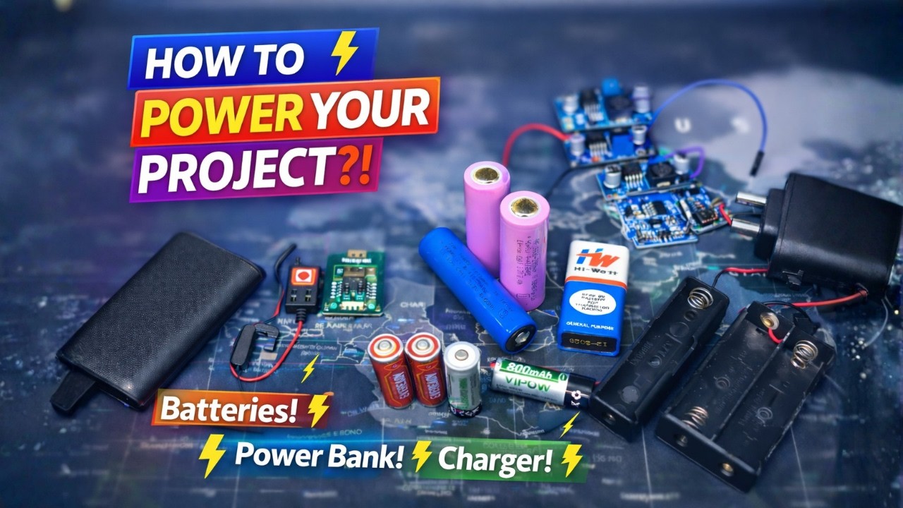 How to Power your Microcontroller Projects? | I Wish I Knew This Before Using Arduino