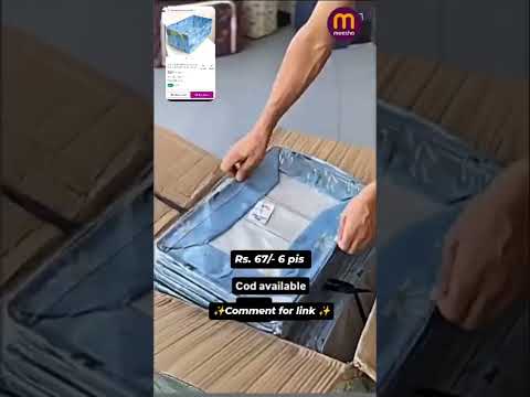 Cloth storage containers from meesho | meesho | shorts #meeshorocketdeals #shorts