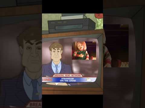 Chucky Doll On The News | Looney Tunes Meme #chucky #chuckydoll #meme #looneytunes #news #fyp #short