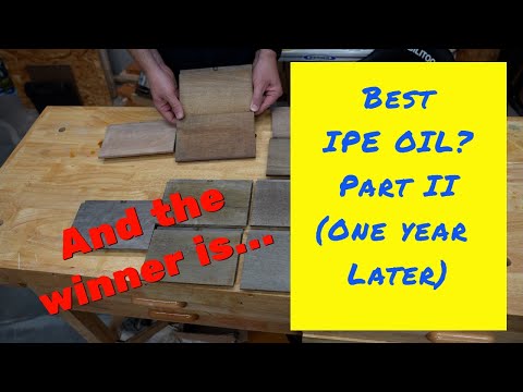 Ipe Oil Product Shootout - Part 2