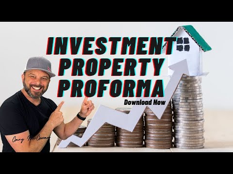 Investment Property Pro-Forma, Rental Property Pro Forma