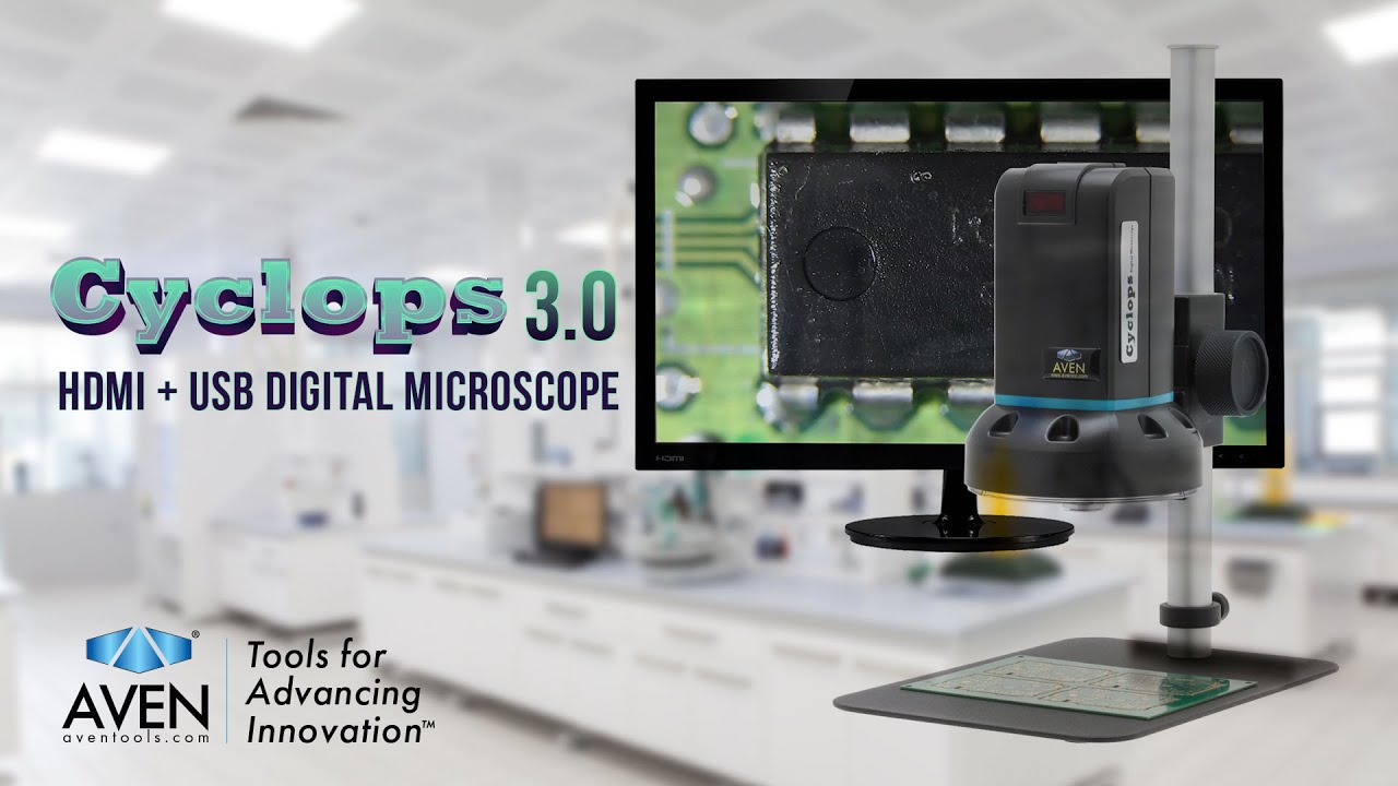 Aven Cyclops 3.0 Digital Microscope with USB 3.0 and HDMI