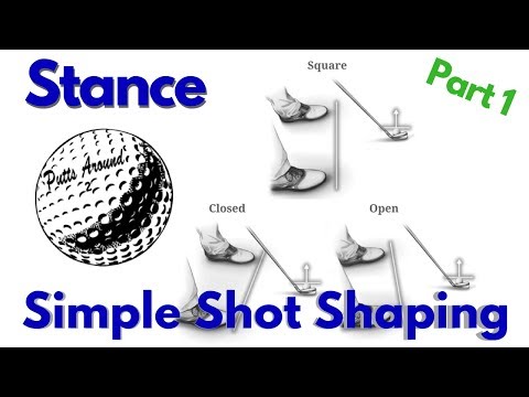 Simple Shot Shaping – Stance – Putts Around