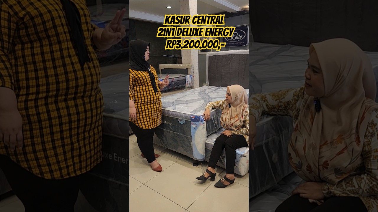 Central 2in1 Deluxe Energy Mattress. 1 set measuring 120x200 cm Rp. 3,200,000,- 🥰