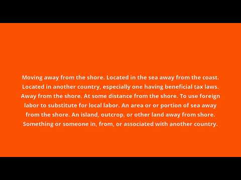 what is the meaning of offshore