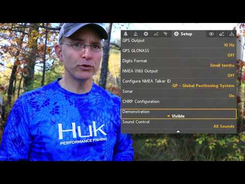 Humminbird HELIX How To: Demonstration Mode