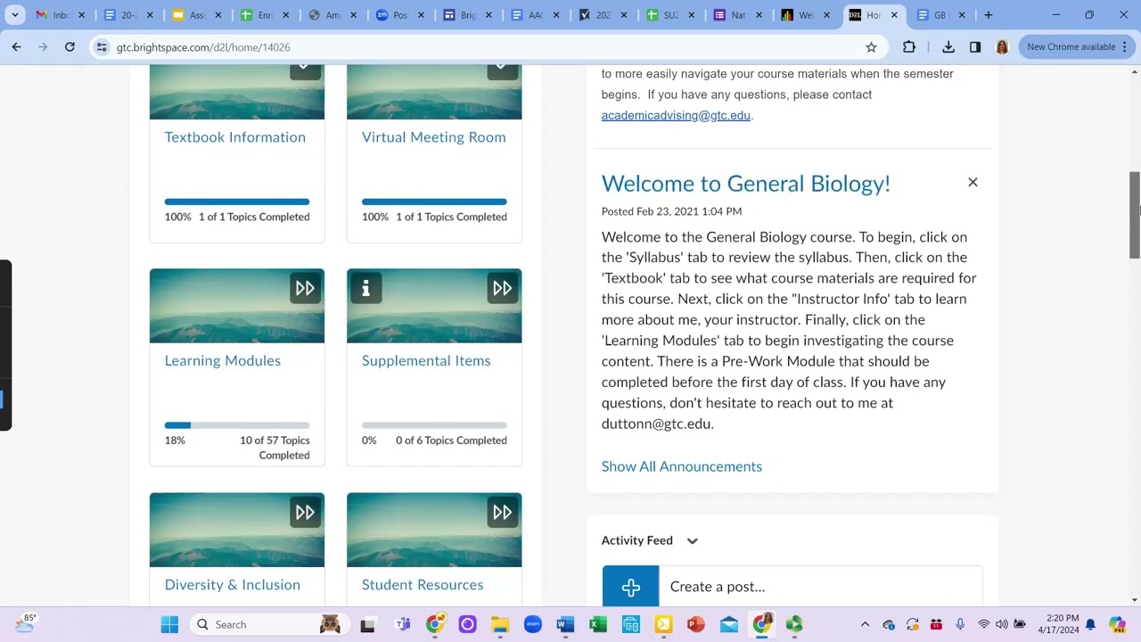 Welcome to General Biology Online!