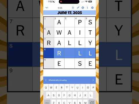 NYT Mini X-Word 6/17/25 #nytcrosswordanswers