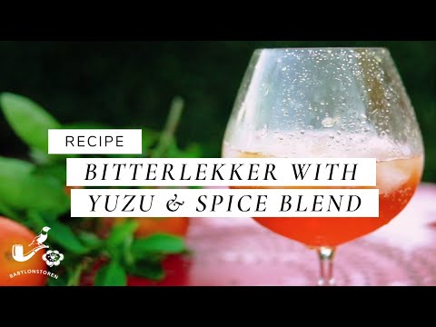 Bitterlekker Cocktail (Non-Alcoholic) Recipe With Yuzu And Spice Blend