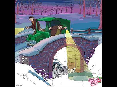 101 Dalmatians Coloring #dalmatian #101dalmatians #enemy #boyama #happycolor