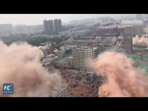 Watch 36 Buildings Get Demolished in Just 20 Seconds