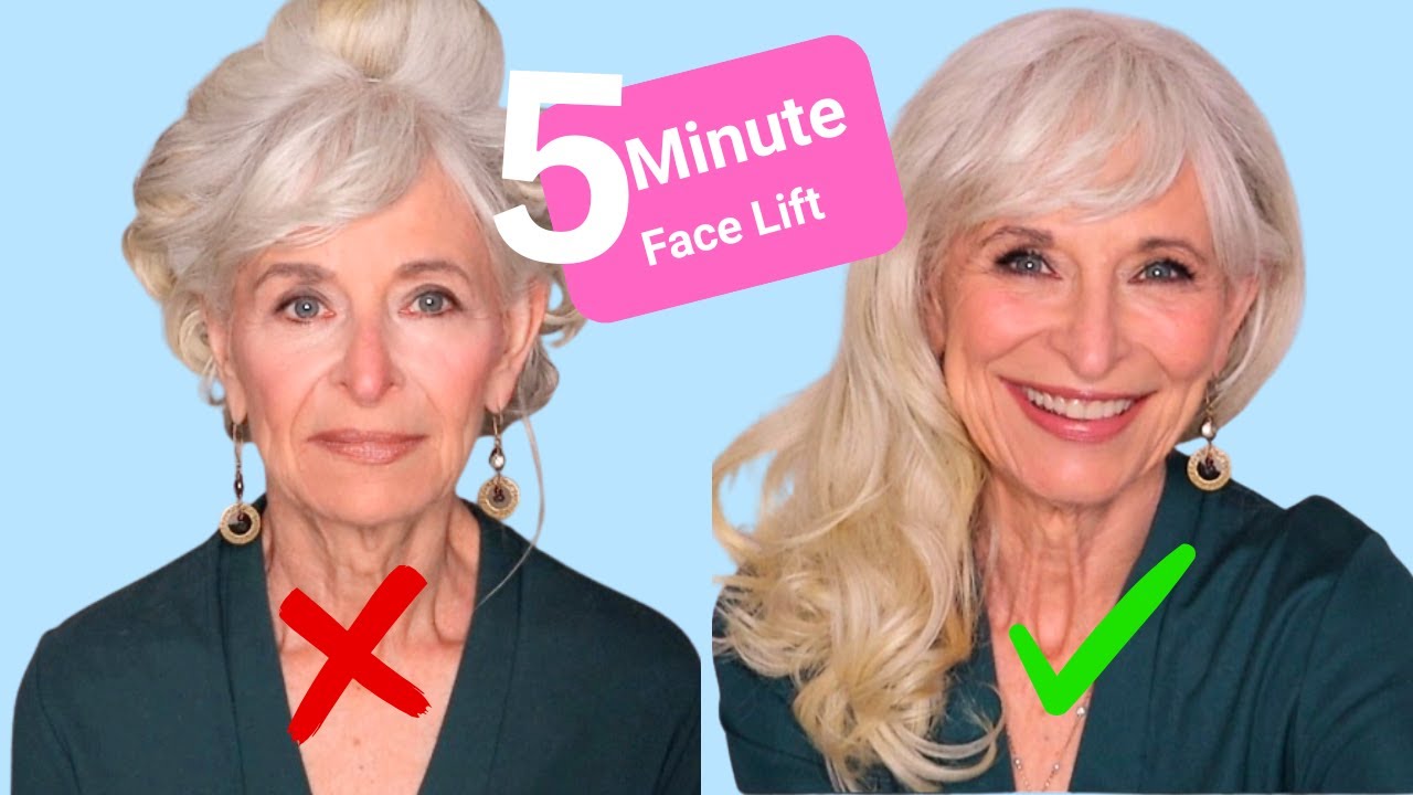 5-MINUTE FACE LIFT MAKEUP for WOMEN OVER 50 | INSTANT LIFT FOR MATURE SKIN