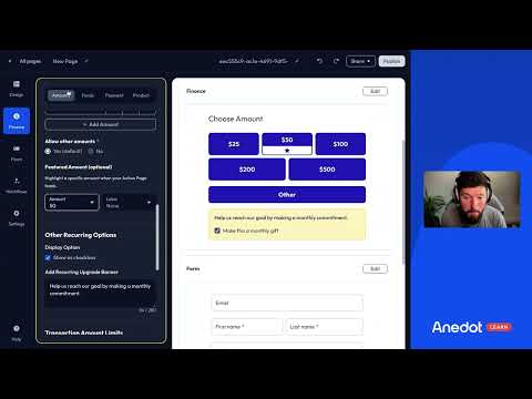 Anedot - Features & Pricing (September 2025)