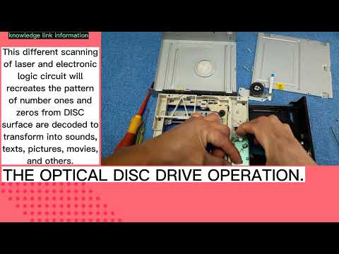 Computer DVD / CD optical disc drive.