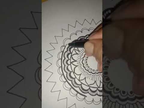 Art #related mandala art #short #shreyaarts 💜