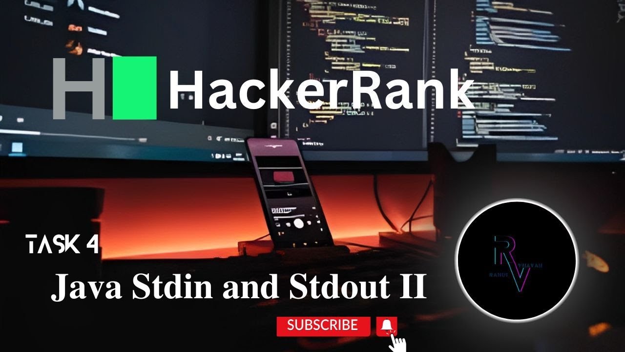 HackerRank - Java Stdin and Stdout II - Task 4 - With Source Code @Rahul_Vijayan #hackerranksolution