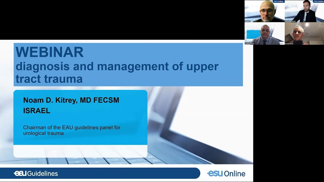 UROwebinar: Update from the EAU Urological Trauma Guidelines – Management of upper tract trauma