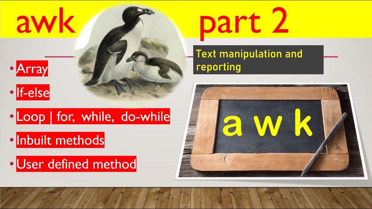 Linux | 4 | awk - tutorial part 2