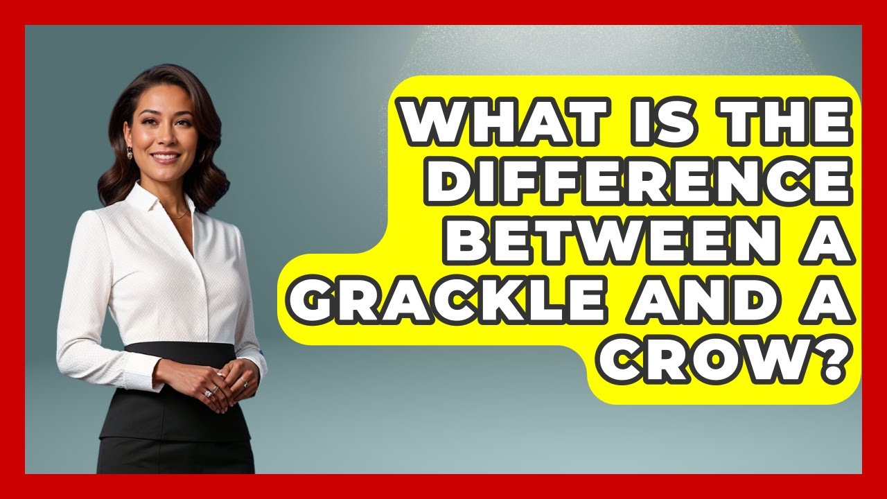 What Is The Difference Between A Grackle And A Crow? - Bird Watching Diaries
