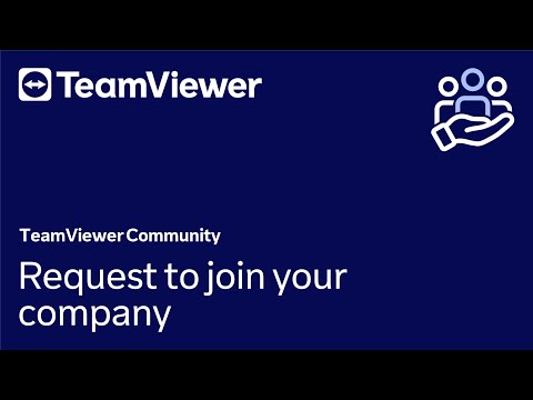 How to request to join your company