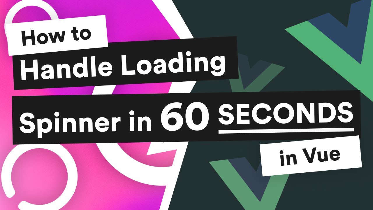 How to Handle a Loading Spinner in Vue - Loading Spinner While Fetching #shorts