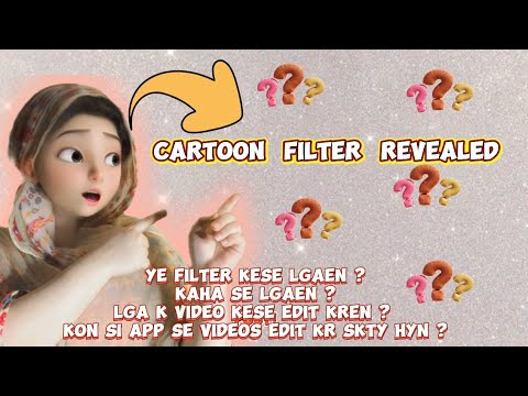 Cartoon face filter revealed ๐ณ | Konsi App se lgaty hyn ? | Faceless content ideas for girls ๐ก