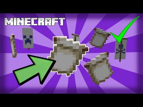 How to make a bordure indented banner in minecraft