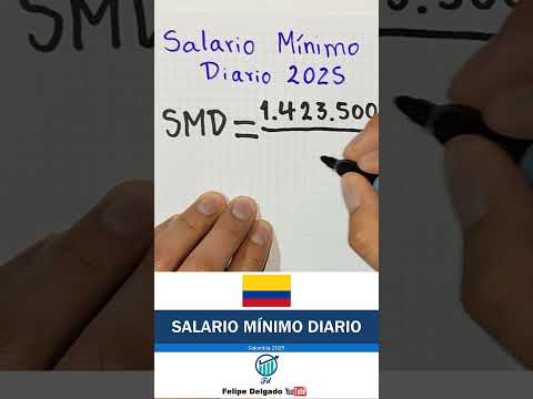 Salario Mínimo por DIAS 2025 Colombia 🇨🇴 #shorts #salariominimo2025 #colombia