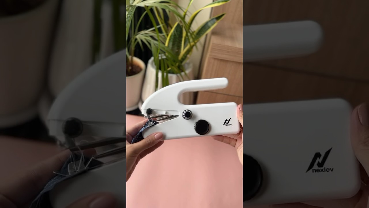 NexLev Portable Sewing Machine ✨ | Quick DIY Fixes Anywhere! | Compact & Cordless