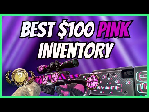 BEST PINK CS:GO INVENTORY FOR $100! Insane Cheap Pink CSGO Skins 2023!