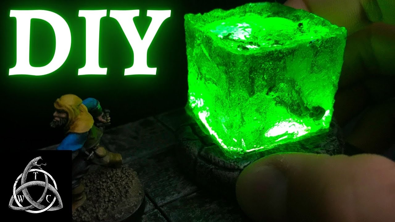 DIY Gelatinous Cube for Tabletop Gaming