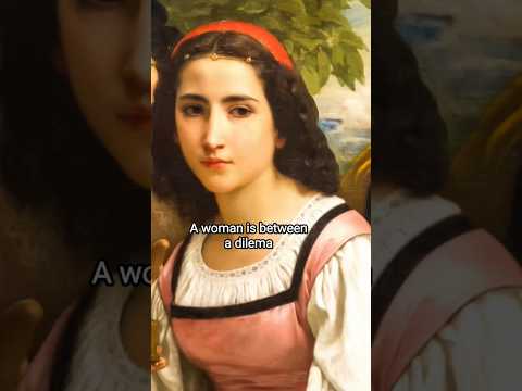 Hesitating between Love and Riches - William Adolphe Bouguereau -Â #painting #feedshorts#history#fyp