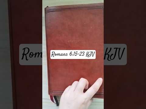 Romans 6:15-23 KJV | Servants of Righteousness | Bible Verses of the Day #shorts