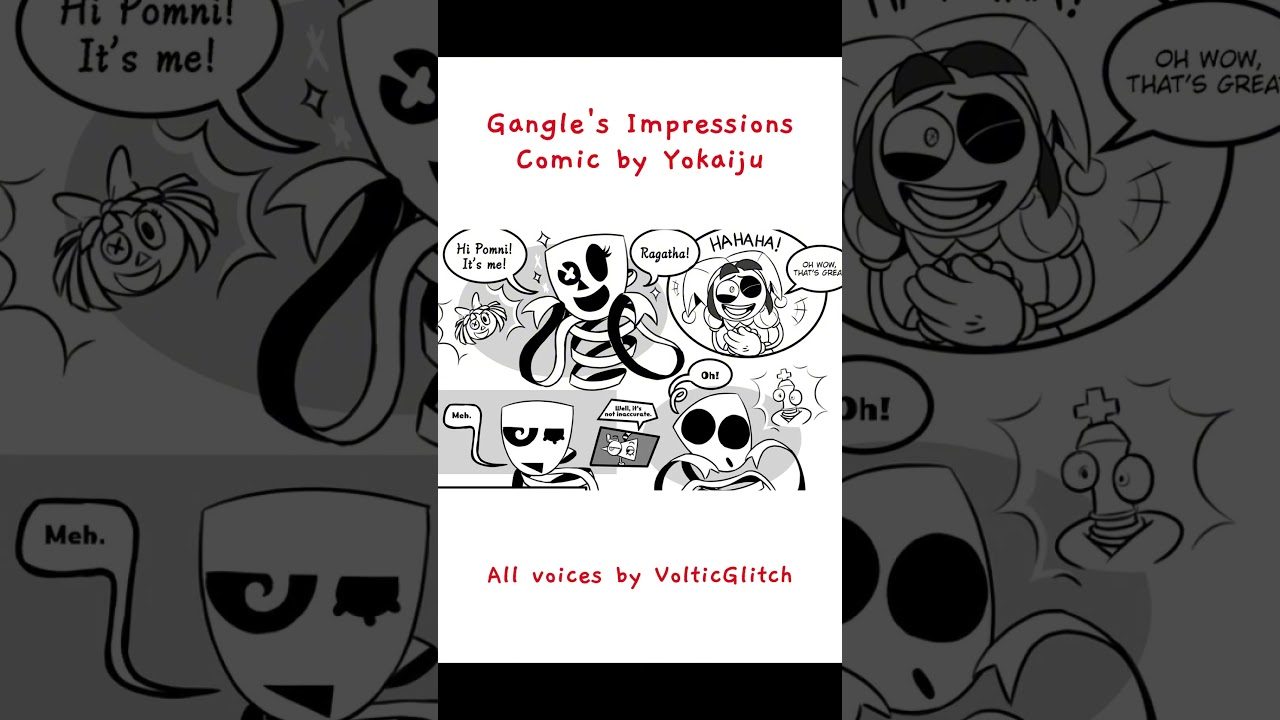 Gangle's Impressions | #tadc #amazingdigitalcircus #comicdub