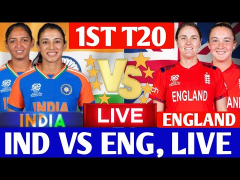 🔴LIVE: India Women vs ENGLAND Women 1st t20 Live | INDW vs ENGW 2025 | Live Cricket Match Today