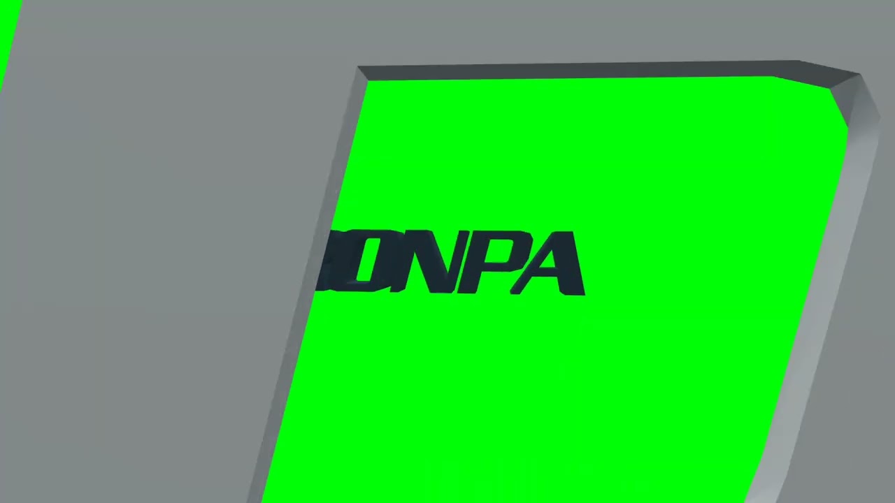 danganronpa logo green screen