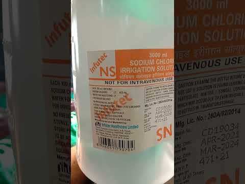 Normal saline 0.9% (read discription)