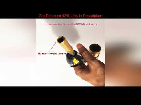 Slide Mapp Torch Gas Welding Piezo Ignition Flame Brazing Tool USA Style CGA600 BBQ Heating Quenchi
