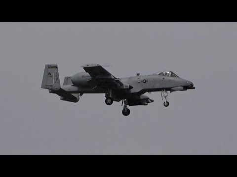 A-10 Landing at Wright-Patterson AFB