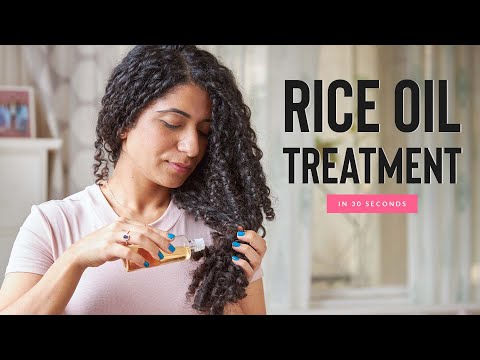 RICE OIL for extra long hair 😱 #shorts