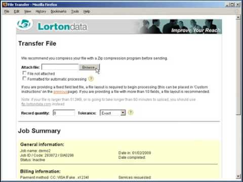 NCOA Processing with A-Qua Web Demo