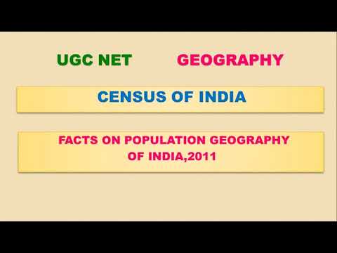 CENSUS OF INDIA |FACTS ON POPULATION GEOGRAPHY OF INDIA, 2011