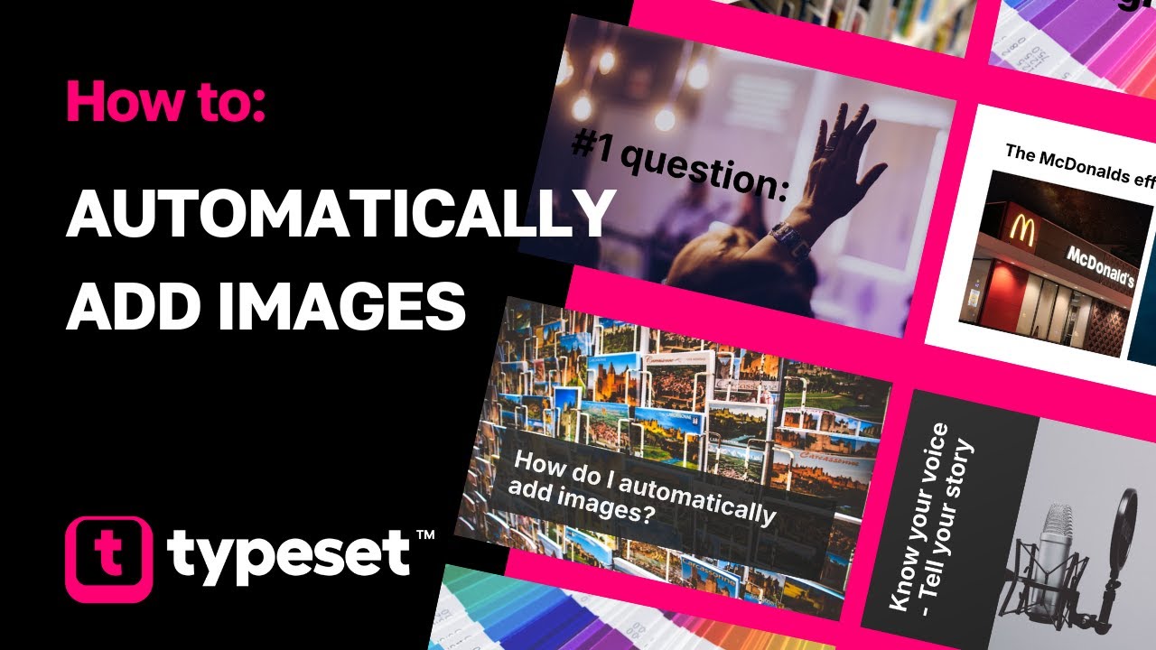 How to automatically add images