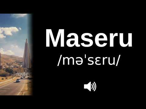 🇱🇸 How to pronounce Maseru (CORRECTLY!)