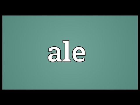 Ale Meaning
