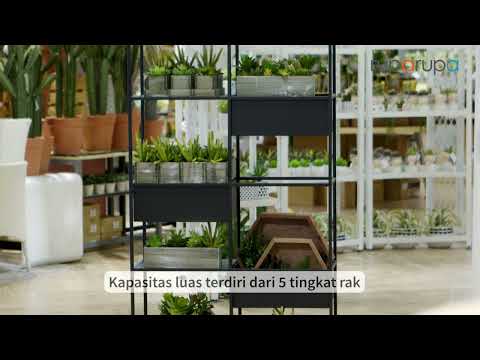 Jual Informa Rak Tanaman 5 Tingkat M 4 Hitam Terbaru | Ruparupa